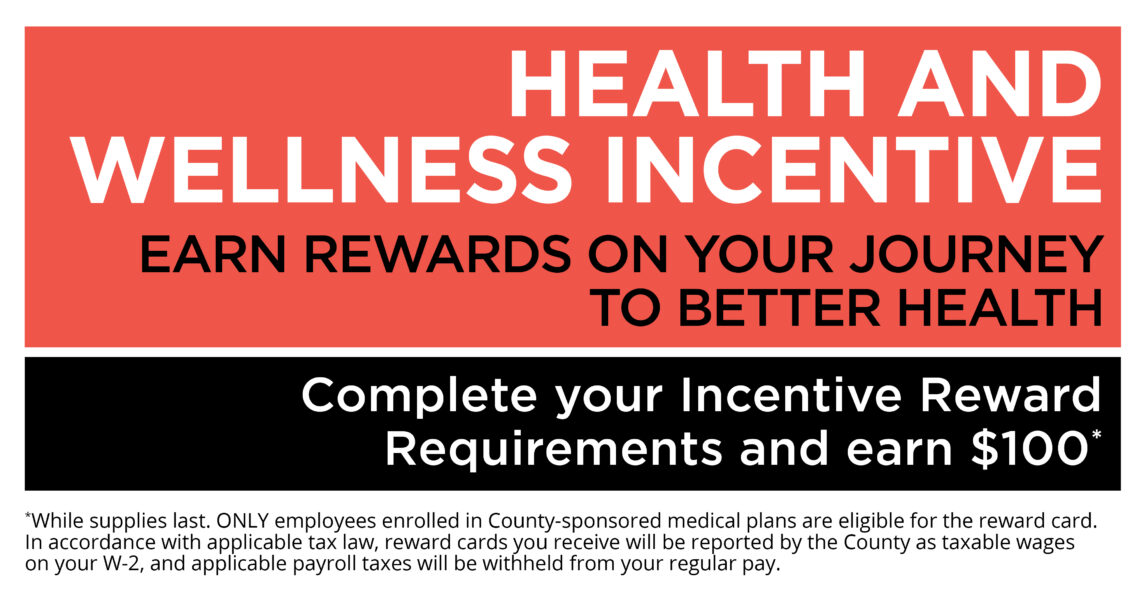 MyHR » Countywide Wellness Incentive